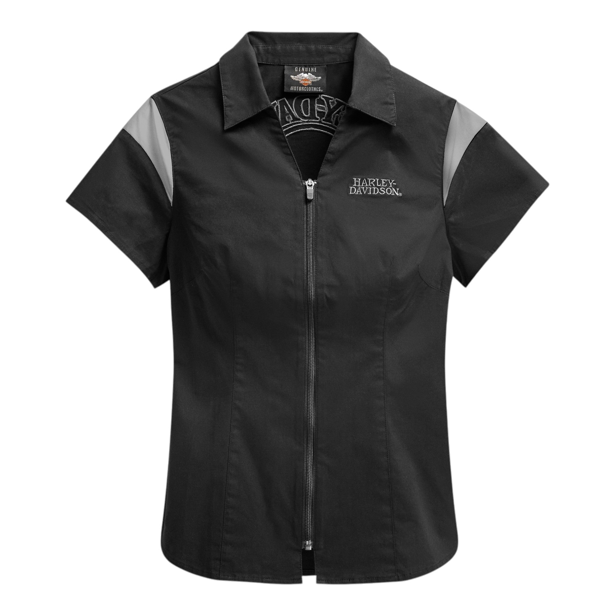 WILLIE G LOGO ZIP-FRONT SKULL - BLACK – Bécancour Harley-Davidson